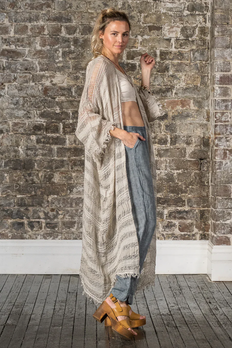 La Botega Di Brunella - Spolverino Torre - Rete Pisa - Womens Clothing - Jacket - Nero - Black ...