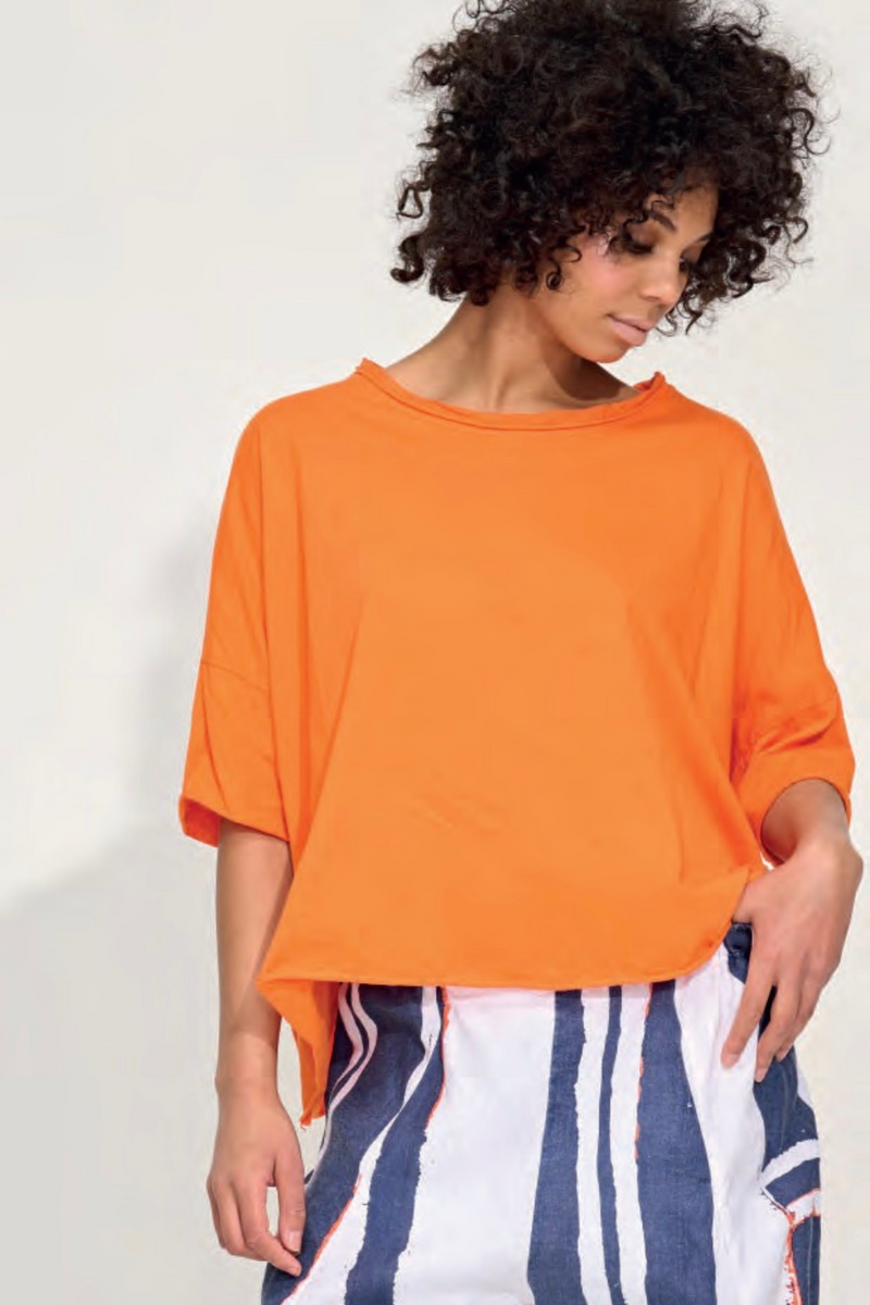 Banana Blue - Orange Jersey Top - Women's Clothing - New arrivals just ...