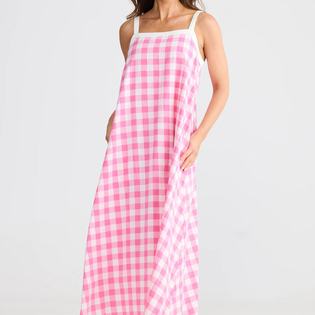 Erica Dress | Pink Gingham – ELSHAM BOUTIQUE