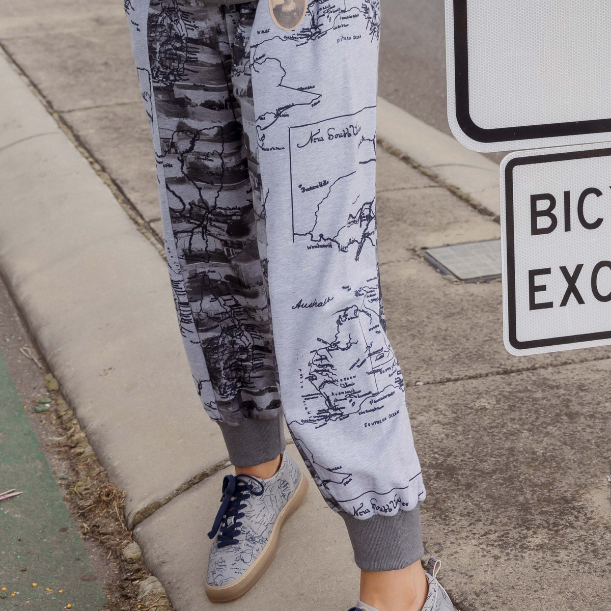 Jester Trackies | Streets & Maps – ELSHAM BOUTIQUE