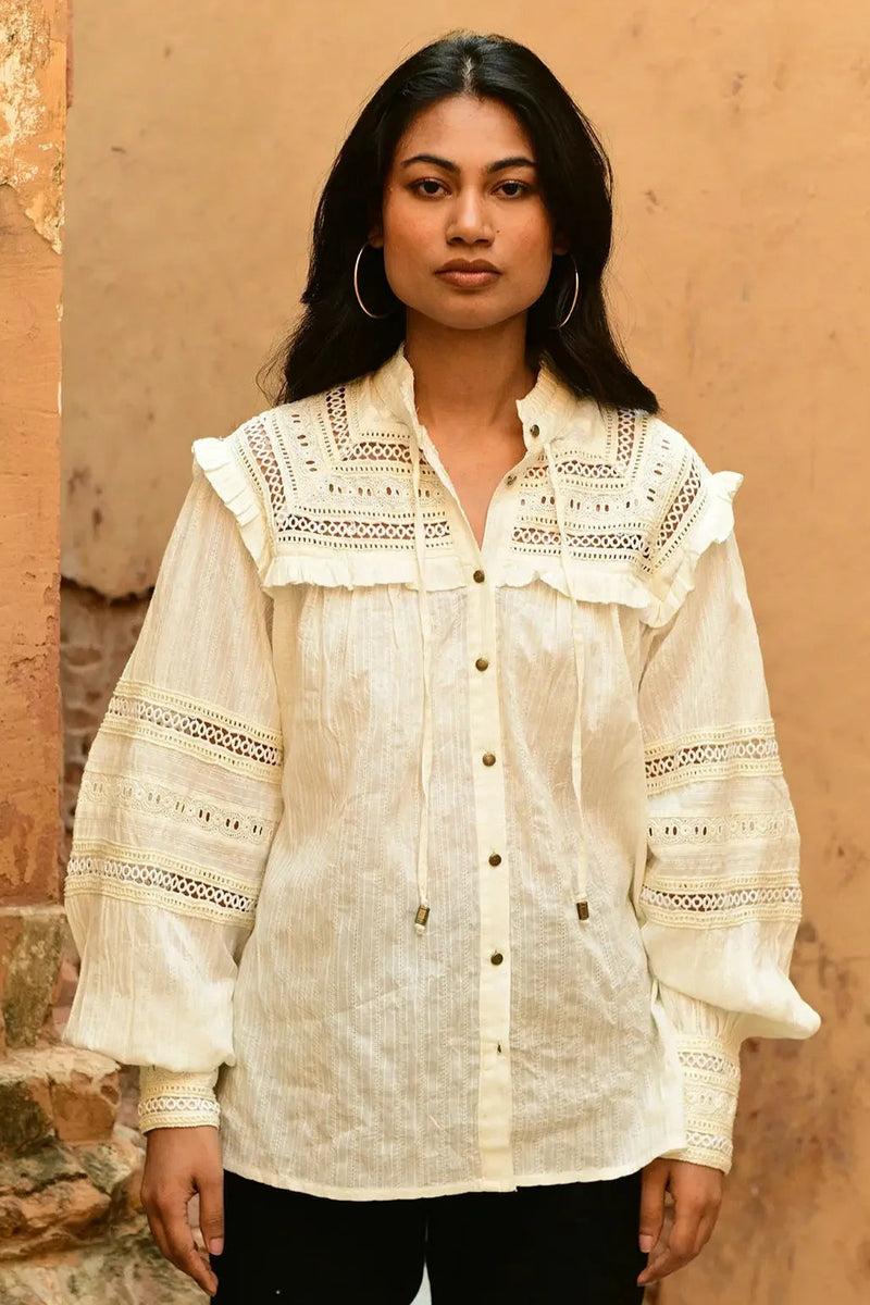 Primrose Shirt | White – Secret Girl Stuff