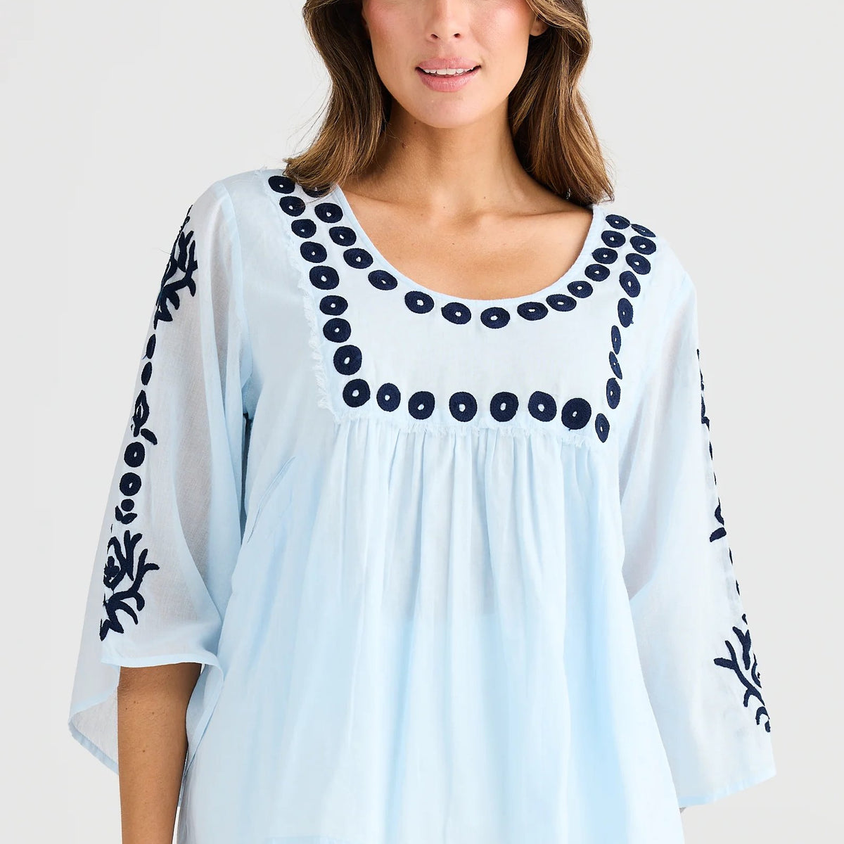 Sun Lounge Top | Ice Blue – ELSHAM BOUTIQUE