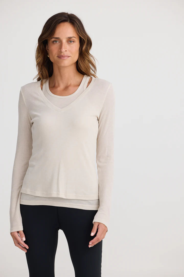 HOMELOVE - Double Trouble Top- womens clothing - black - two tops in ...