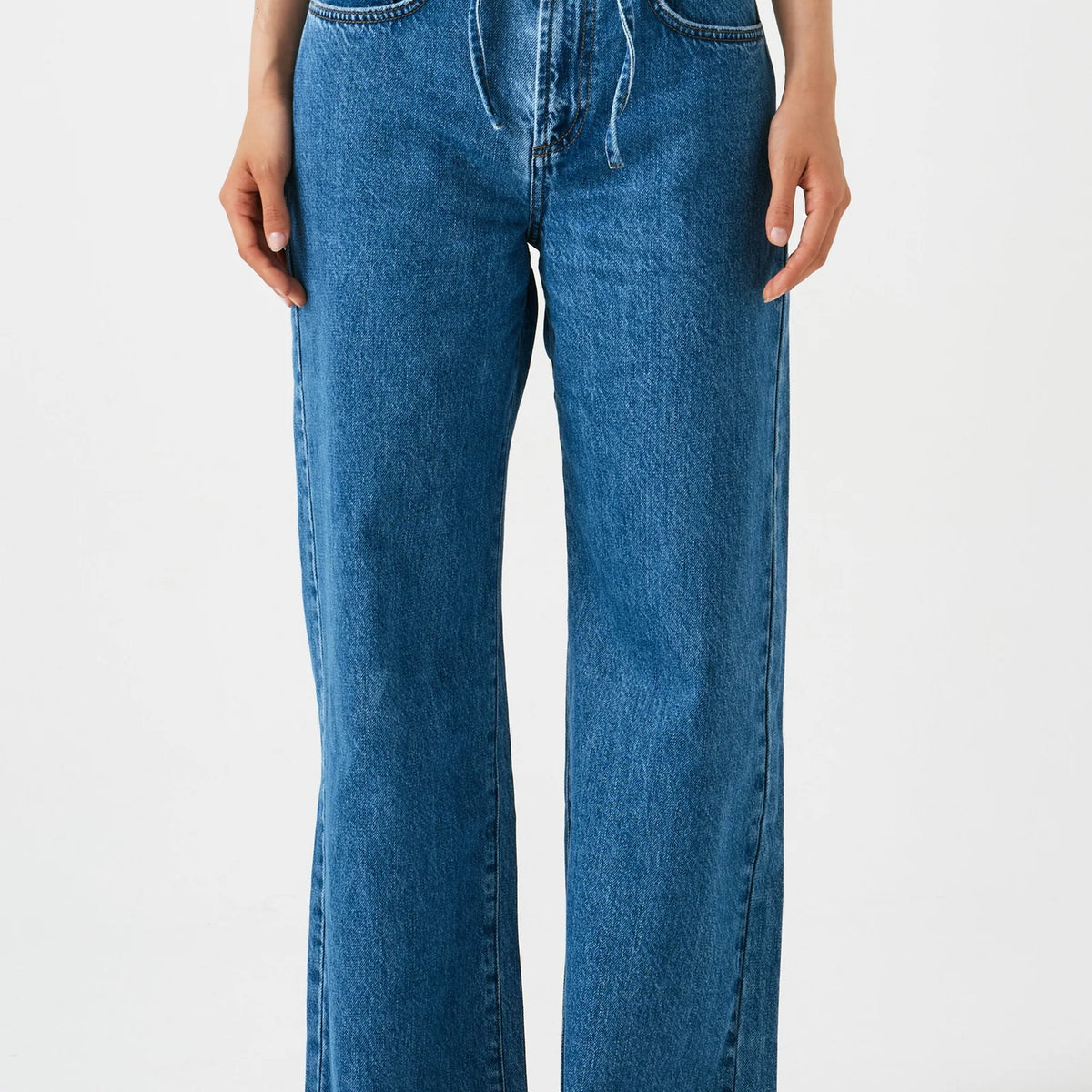 seventy + mochi - Blake Jean - womens clothing - wide leg jean pant ...