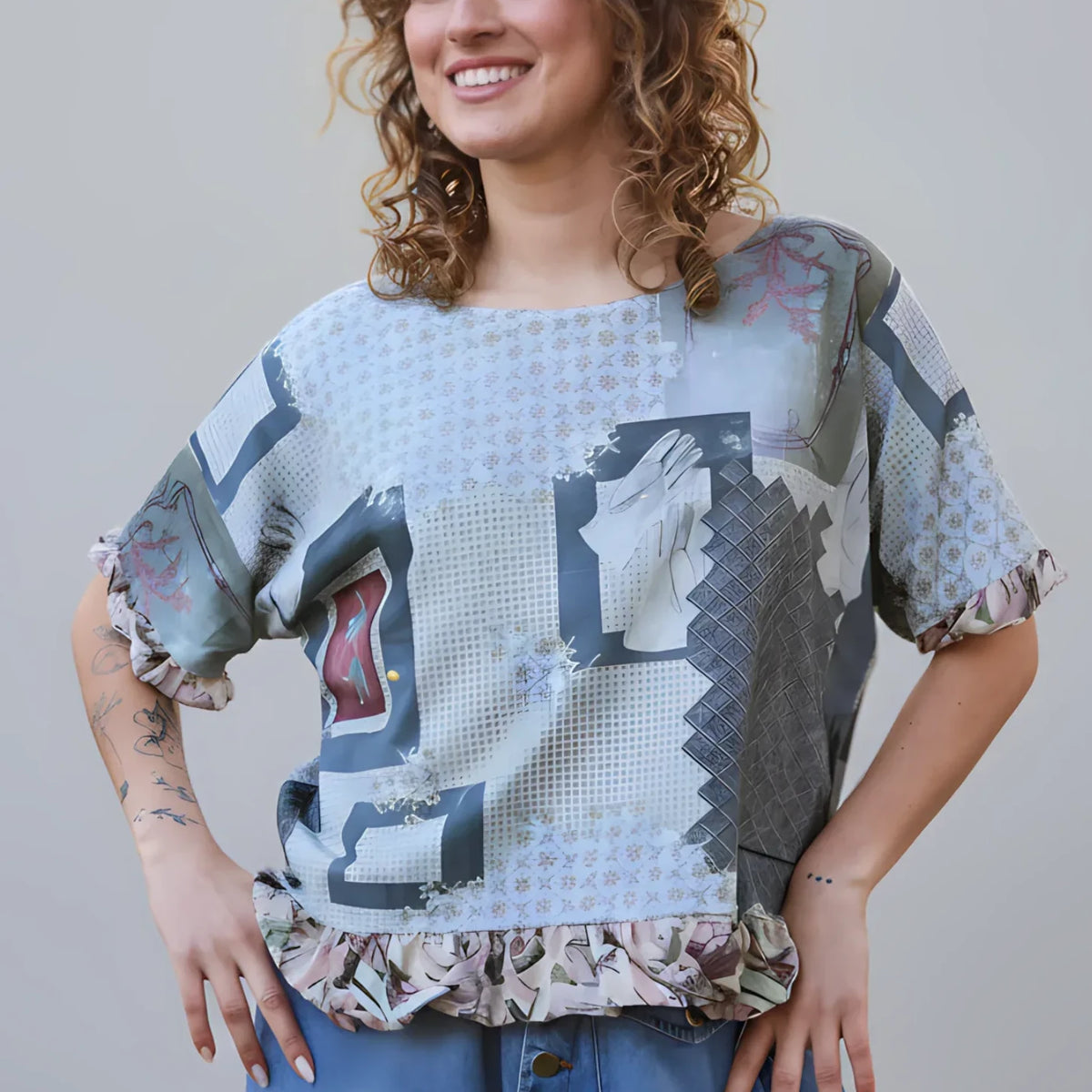 Rulan Top | Gum Leaves/Albums – ELSHAM BOUTIQUE