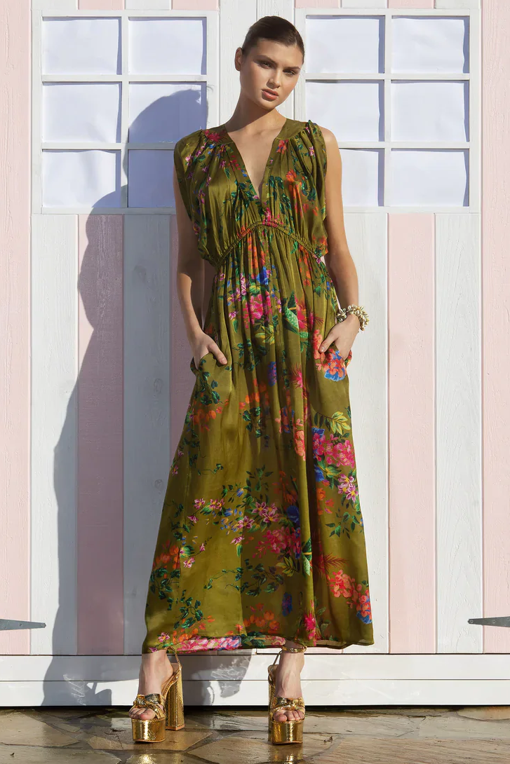 LOLA AUSTRALIA - Patsy Paradiso Silk Maxi - Womens Clothing - New ...