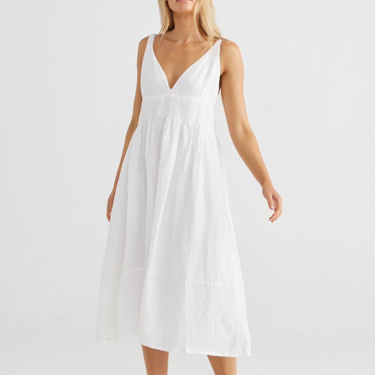 The Shanty Corporation - Conchita Dress in White - Women's Clothing ...