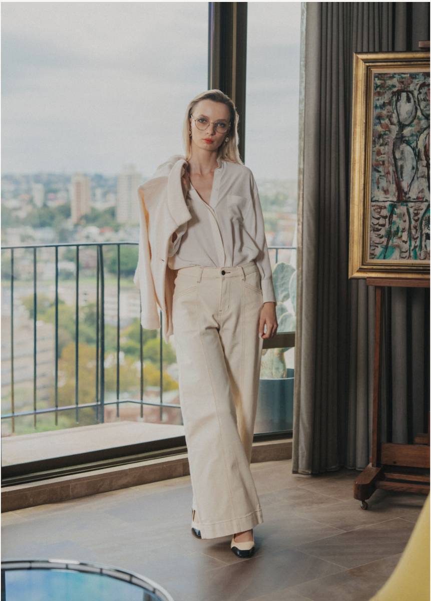 ATTE. - Claudia | VANILLA - CREAM NEUTRAL - WOMENS CLOTHING - WIDE LEG ...