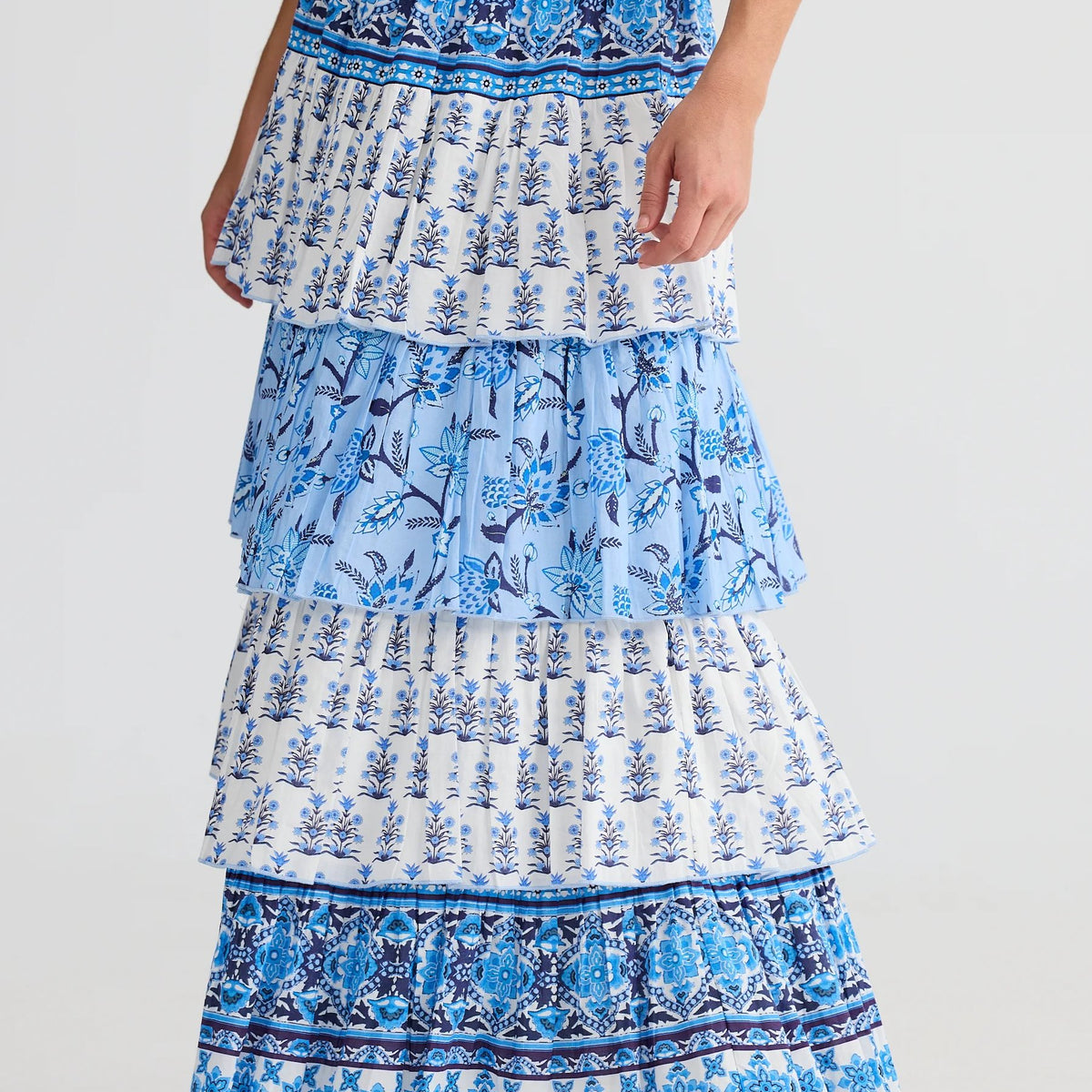 Ariel Maxi Skirt | Blueberry Fields – ELSHAM BOUTIQUE