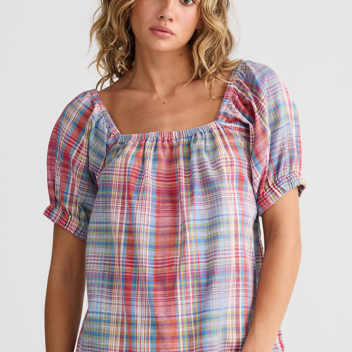 Mackenzie Top | Picnic Check – ELSHAM BOUTIQUE