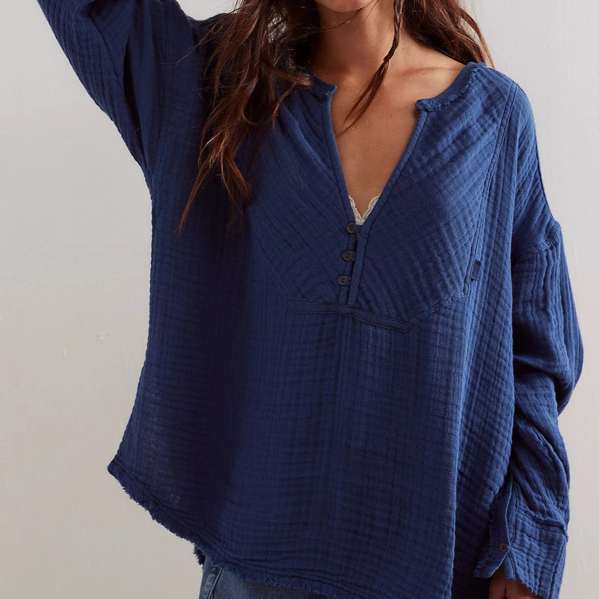 Free People - Easy Sunday Top - womens clothing - heritage inspired ...