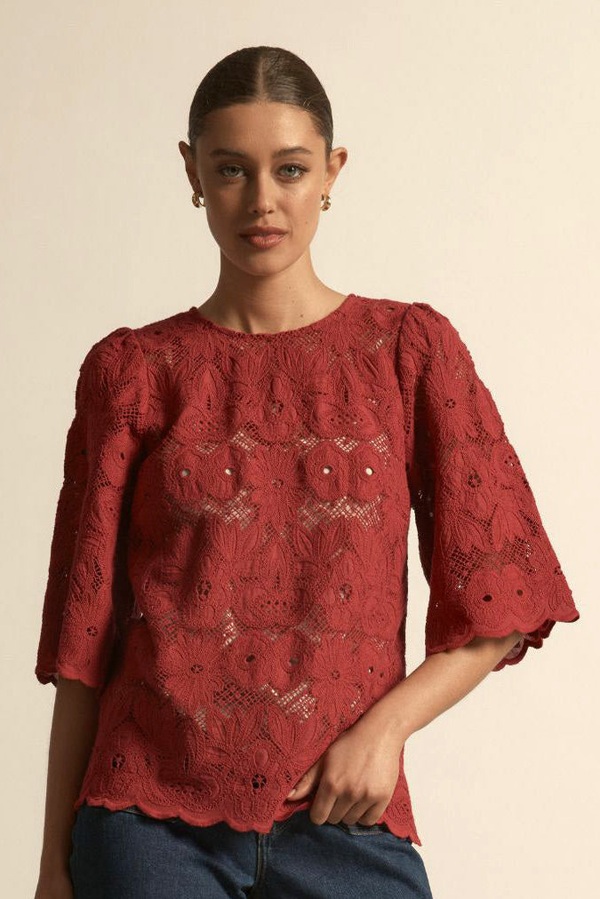 Glisten Top | Raspberry – ELSHAM BOUTIQUE