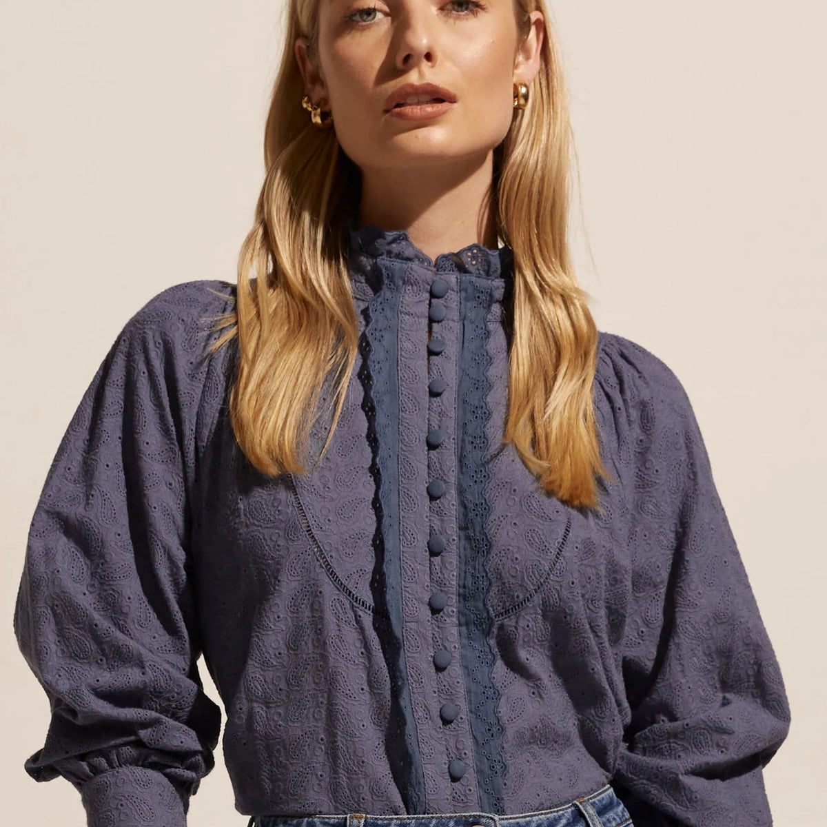 Zoe Kratzmann - Linger Top in Harbour - Womens Clothing - New arrivals ...