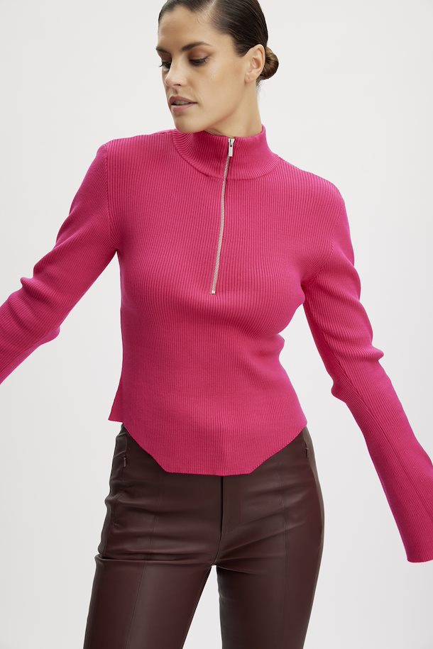 Gestuz - Yasmia Pullover in Pink Peacock - Women's Clothing - New ...