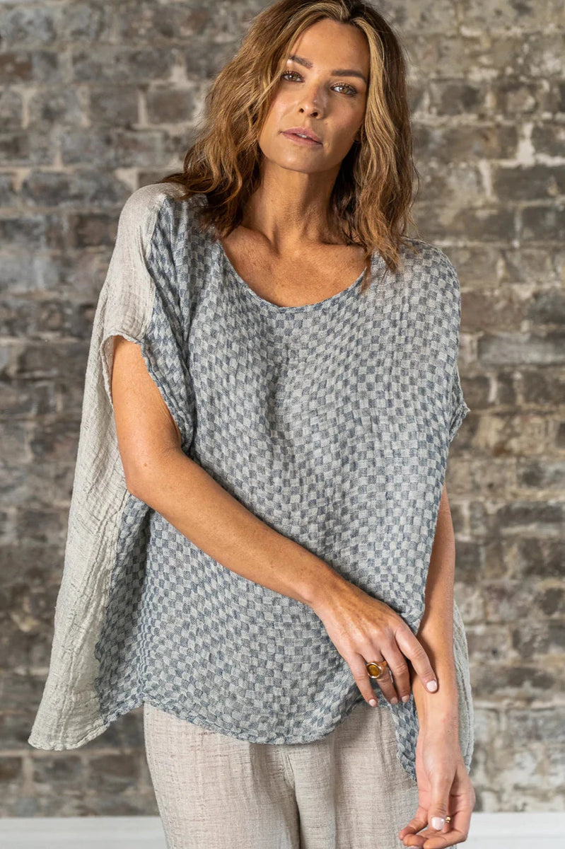 La Bottega di Brunella - Camicia Bosforo in Naturale Messo Scacco ...