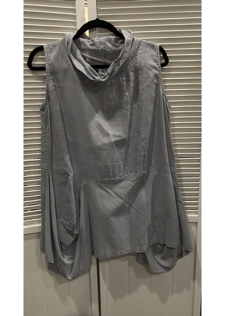 VALIA CLOTHING - Ivanka Tunic - Womens - Ash Linen – ELSHAM BOUTIQUE
