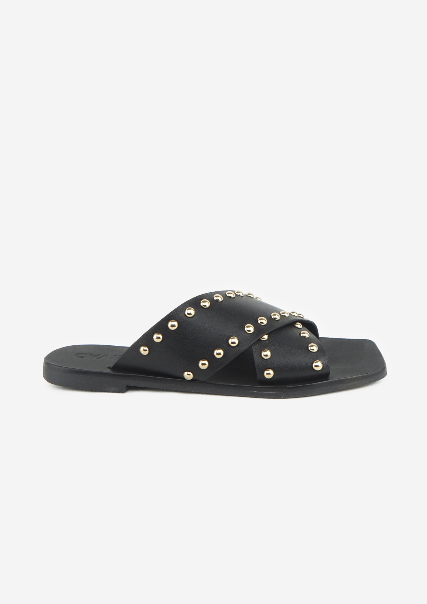 Caverley Shoes - River Slide - Womens - Leather Slides Black handmade ...