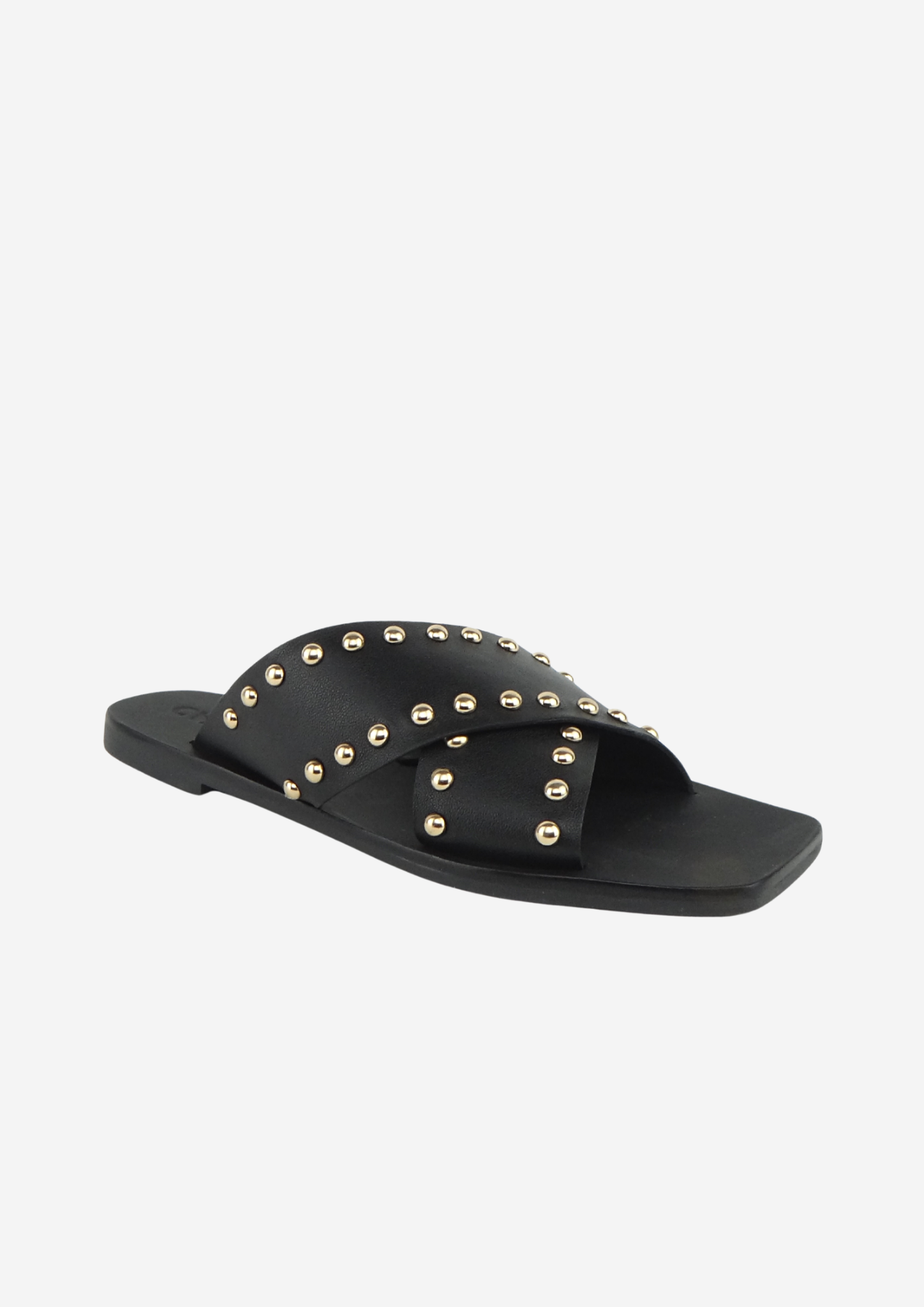 Caverley Shoes - River Slide - Womens - Leather Slides Black handmade ...