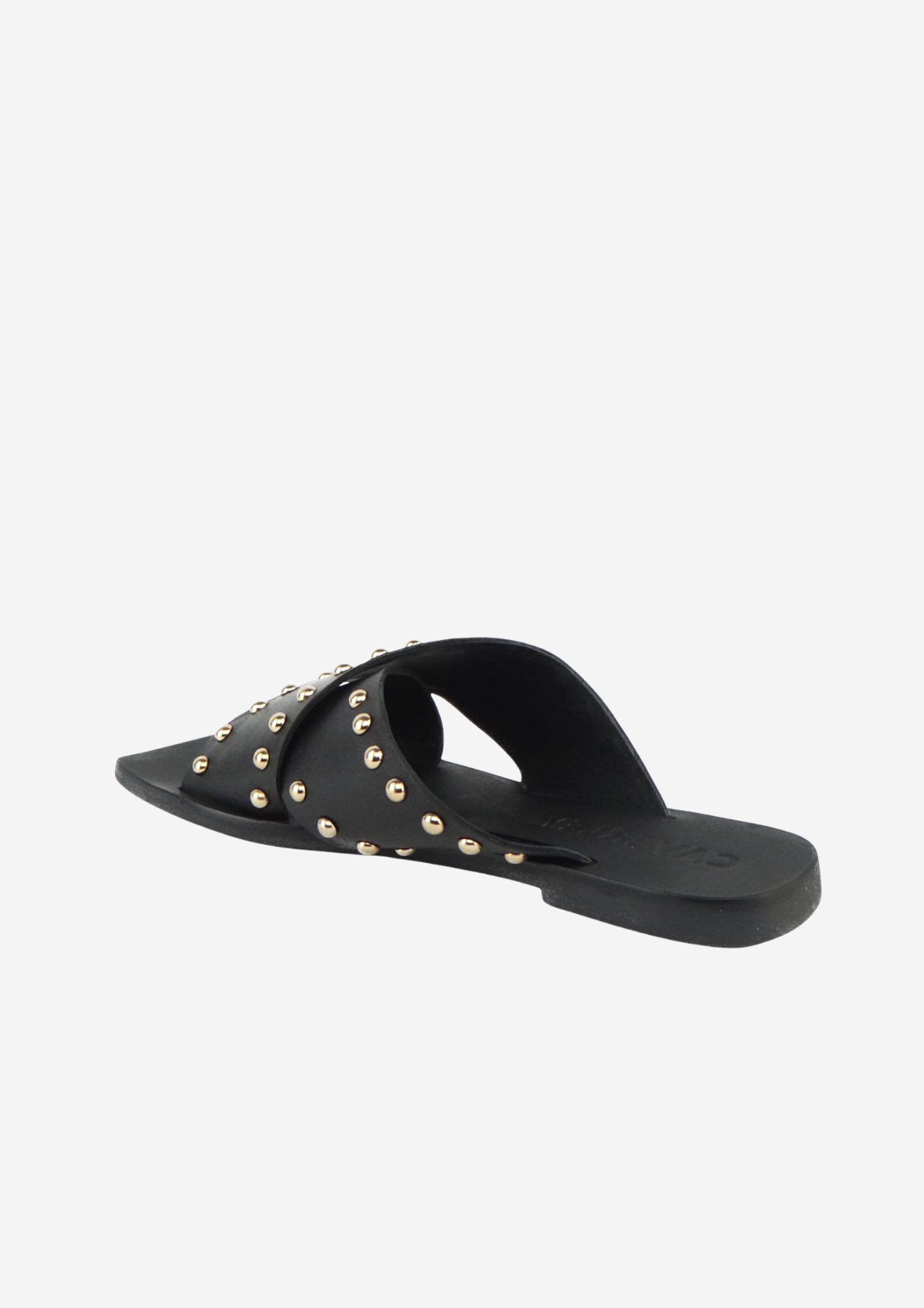 Caverley Shoes - River Slide - Womens - Leather Slides Black handmade ...