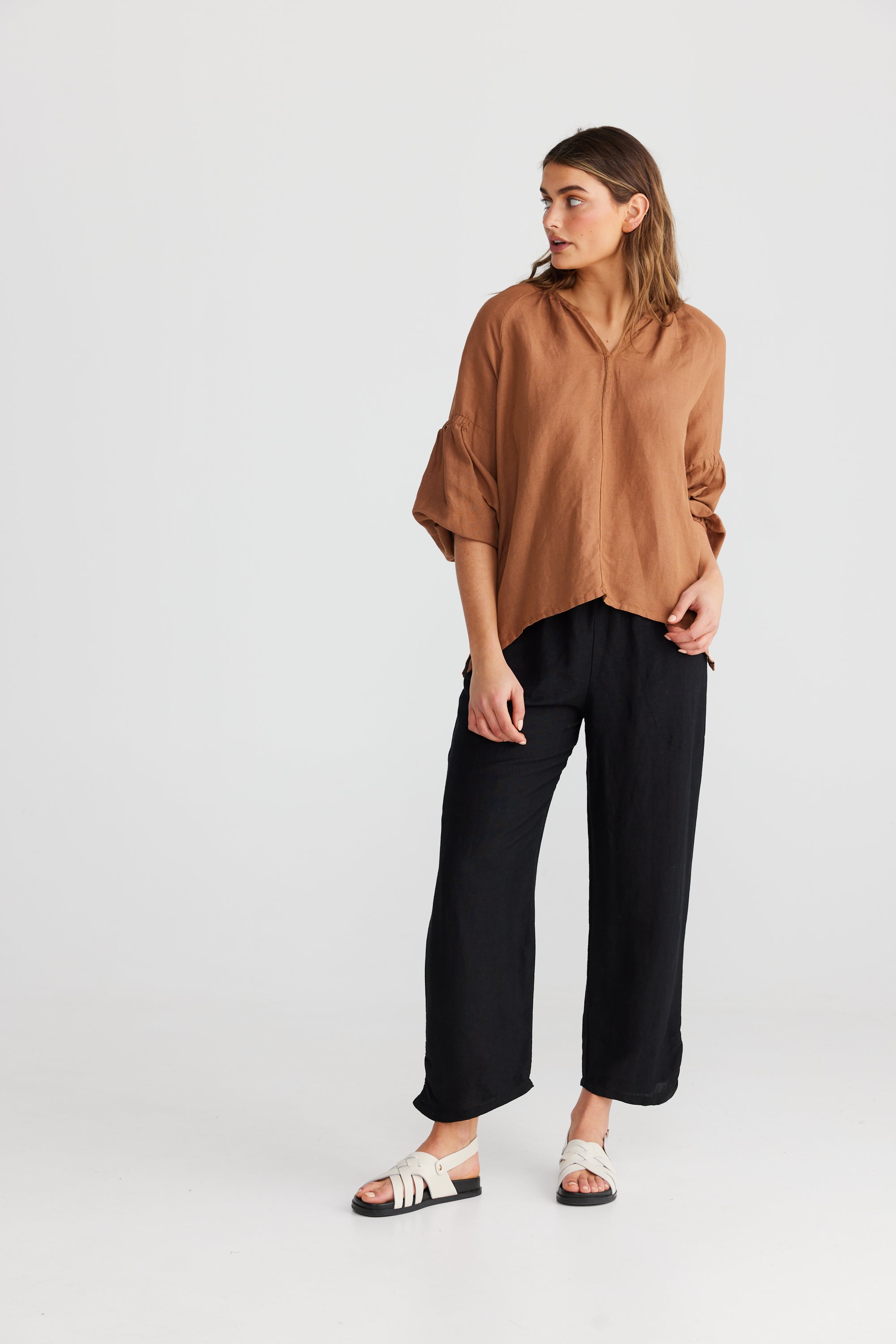 The Shanty Corporation - Salerno Top in Terracotta - Womens Clothing ...