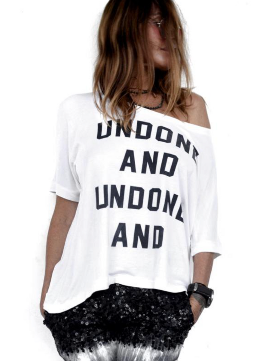 Adine Undone - Tee - Womens Clothing - Undone And Undone And - White ...