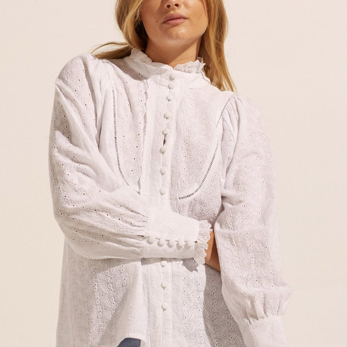 Zoe Kratzmann - Linger Top in Porcelain - Womens Clothing - New ...