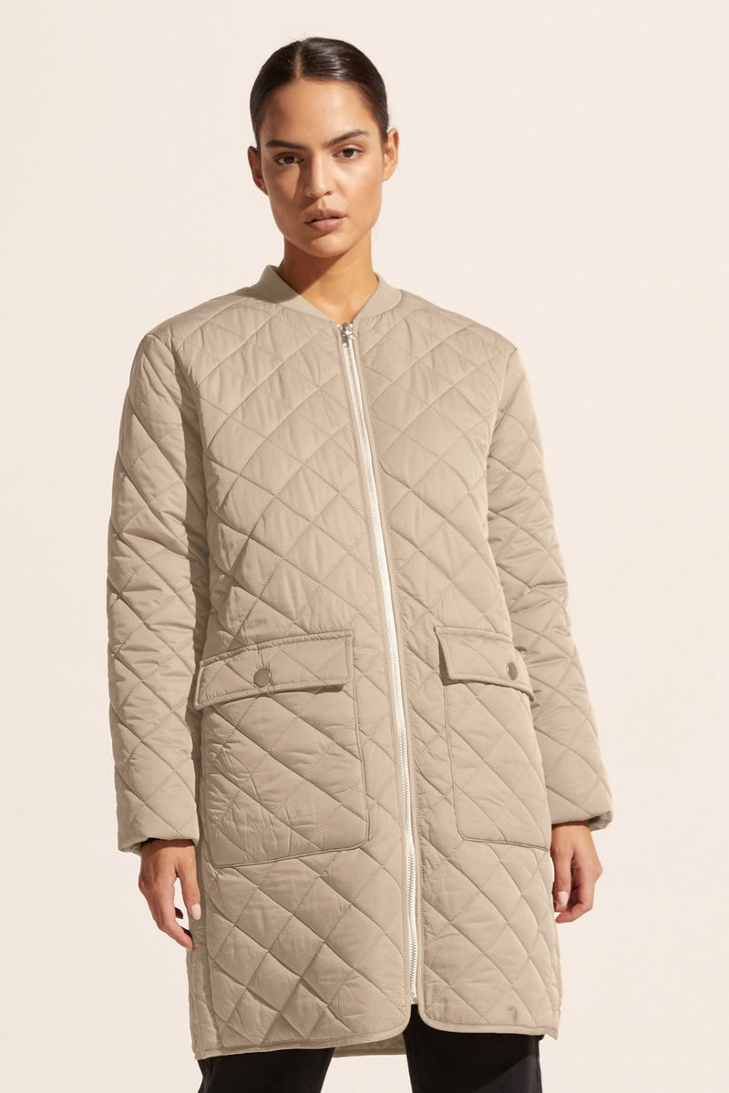 Zoe Kratzmann - Rim Jacket in Ecru - Womens Clothing - Puffer jacket ...